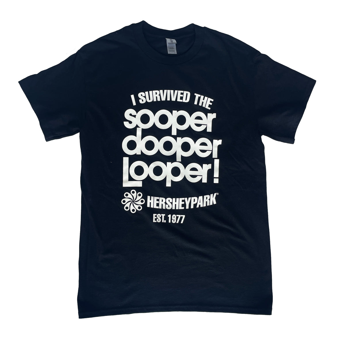 Hersheypark SooperDooperLooper Black T-Shirt
