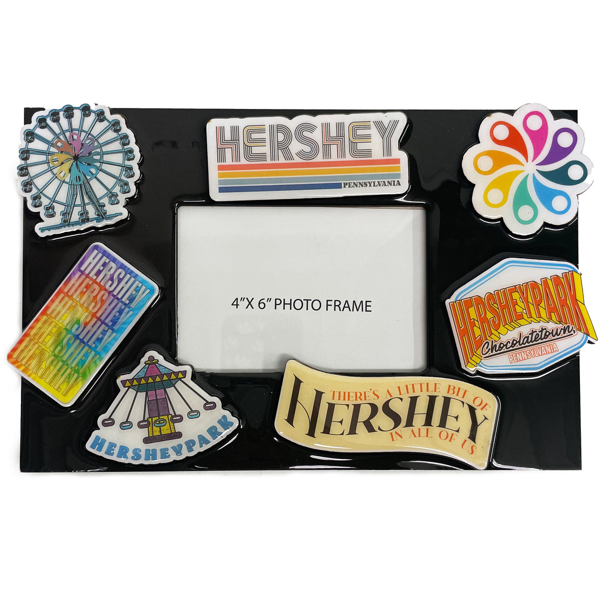 Hersheypark Sticker Collage 4x6 Frame